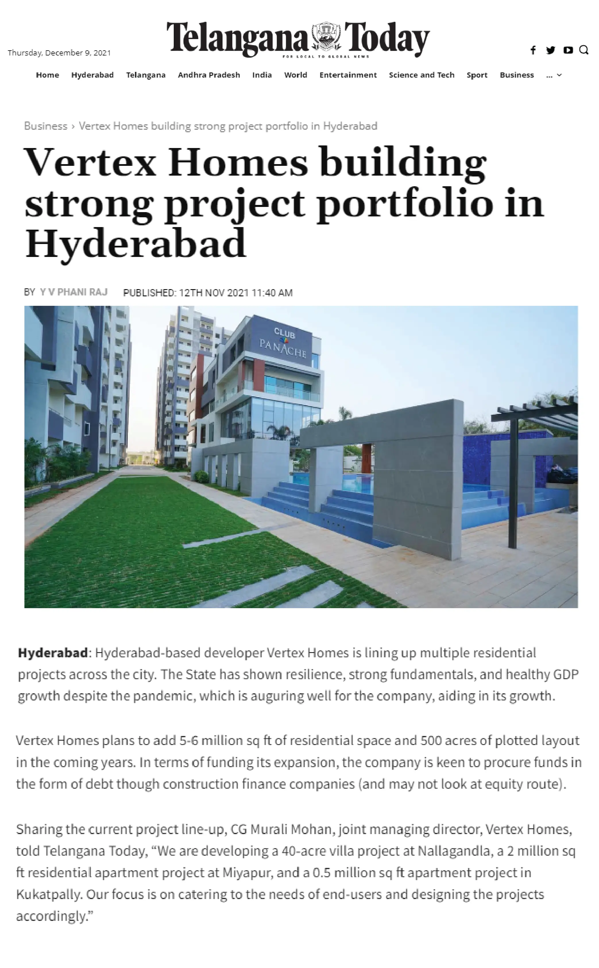 Vertex Viva in the News – Media Coverage and Press Releases